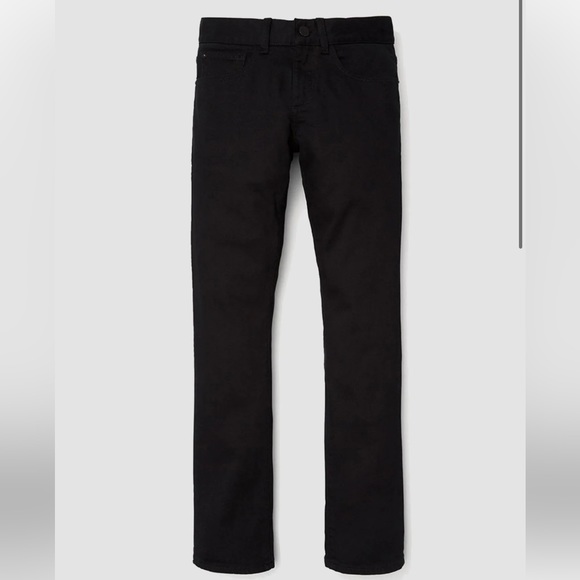 Bottoms | Dl 1961 Brady Slim Straight Pants Black Twill Size 8 | Poshmark